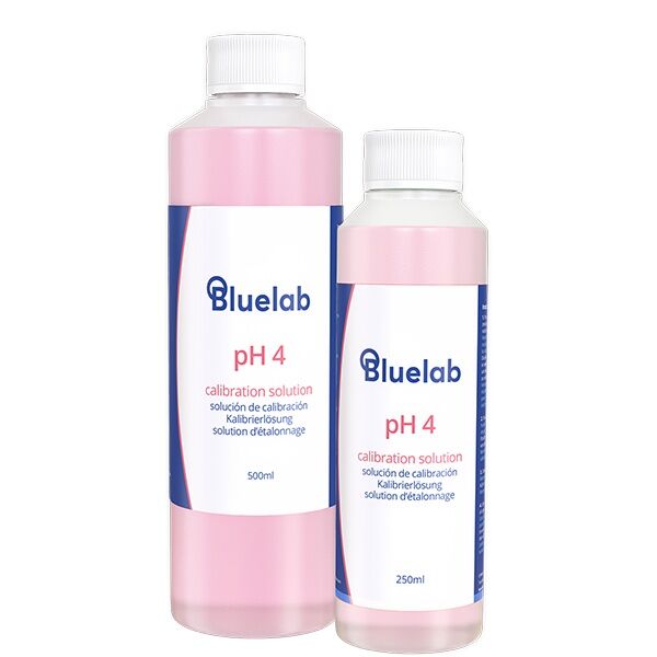 Bluelab pH 4.0 Calibration Solution - 250ml 500ml, Aqua Gardening